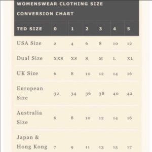 Ted Baker London | Dresses | Nwt Ted Baker London Midi Inan Bardot ...